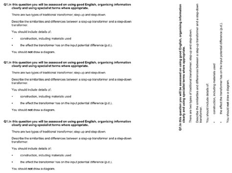 Aqa Gcse Physics 9 1 P15 7 Transformers Full Lesson Teaching Resources