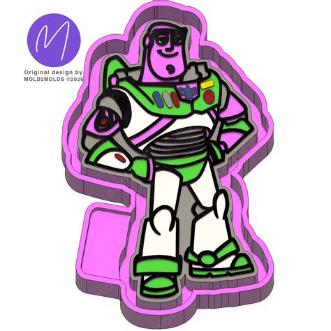 🪔 Buzz Lightyear Freshie Stl Mold Housing・ Stl File For 3d Printing・cults