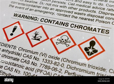 Safety Data Sheet Warning Label At Jeremy Perrin Blog
