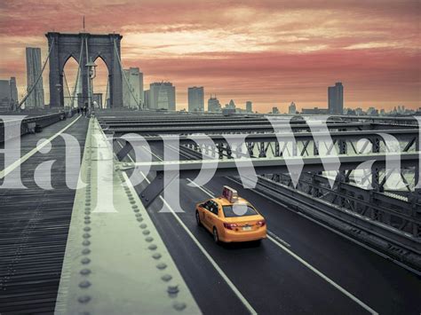 Brooklyn Bridge Urban Landscape Wallpaper
