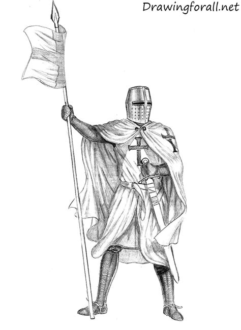 Medieval Knight Drawing