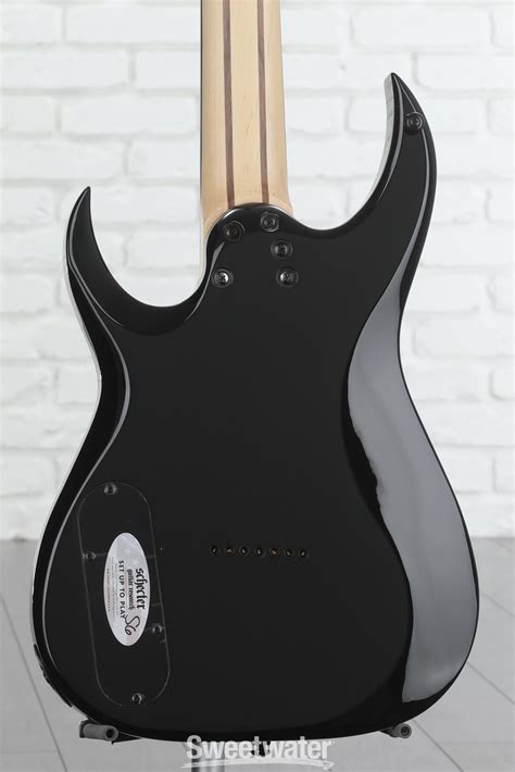Schecter Sunset 7 Triad 7 String Baritone Electric Guitar Gloss Black
