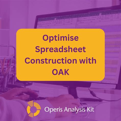 Operis On Linkedin Excel Spreadsheets Operisanalysiskit