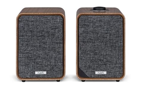 Ruark Audio Mr1 Mk3 Rich Walnut Active Bluetooth Speakers Per Pair