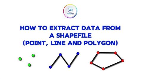 How To Extract Data From Shapefiles Point Line And Polygon Shapefile Feature Extraction