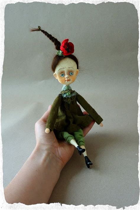 Ooak Art Doll Popy Ooak Art Doll Ooak Dolls Art Dolls