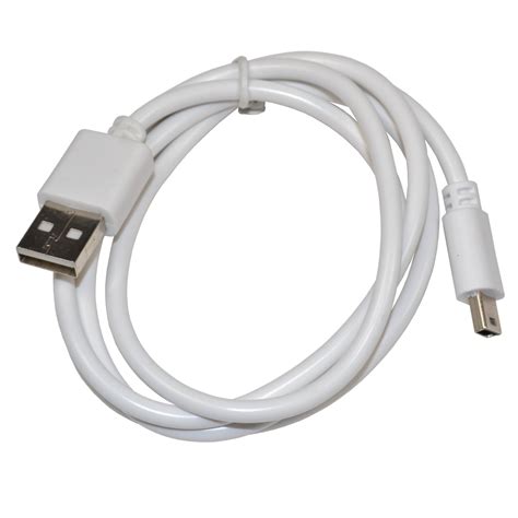 Hqrp Usb To Mini Usb Cable White For Leapfrog Leapster L Max
