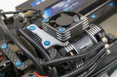 Team Associated B74 And B64 Fan Mount Upgrade Direct Motor Cooling