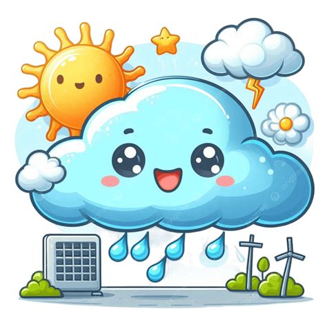 Cloud Rain Cartoon Image Clipart Vector Illustration Cloud Rain Cartoon Image Clipart Vector