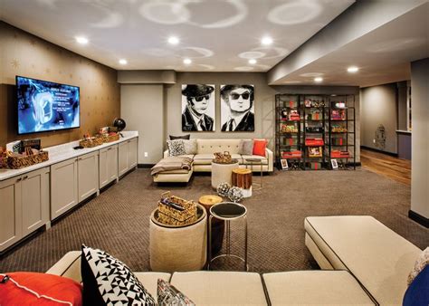 25 Basement Remodeling Ideas And Inspiration Basement Movie Room Decor