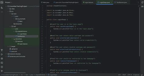 Setting Up Cucumber Geeksforgeeks