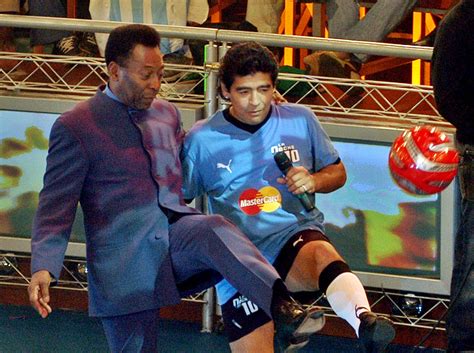 Pele Will Always Remain Second Best To Me Maradona Daily Post Nigeria