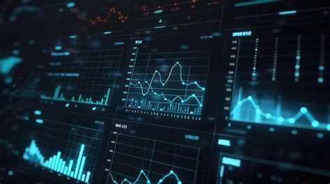 An Interactive Digital Kpi Chart On A Business Analytics Dashboard