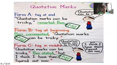 quotation marks youtube