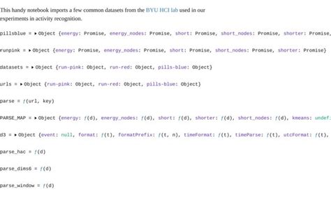 Datasets Lawrence Thatcher Observable