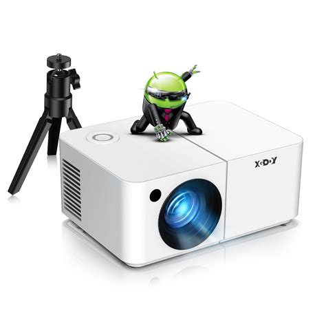 Mini Smart Projector, XGODY X2 Android 12 Portable HD Projector 14000 ...