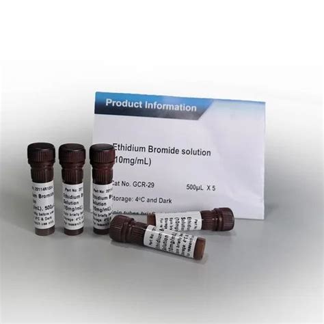 Ethidium Bromide Solution 10mg Ml Grade Standard Lab Grade At