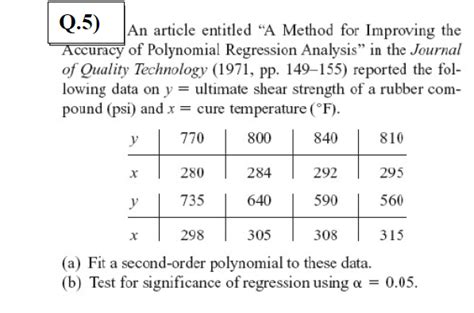solved q 5 an article entitled a method for improving the