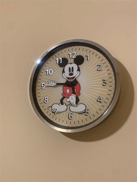 Echo Wall Clock Disney Mickey Mouse Edition At Lucille Carmon Blog