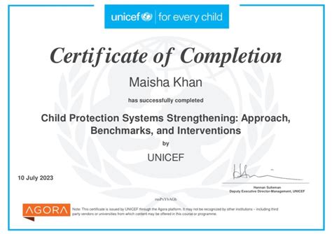 Maisha Khan On Linkedin Among All The Courses Unisef Is Offering This