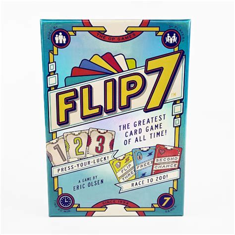 2025 Flip 7 Brädspel Kortspel Underhållande Strategiskt Bordsspel För