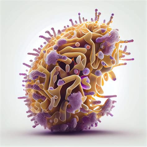 Premium Photo Microbes Isolated On White Background Illustration Ai