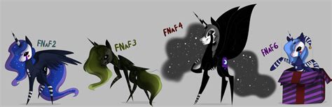 Fnaf2fnaf3fnaf4fnaf6 ~ Princess Luna As Puppet By Thewandie On