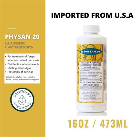 Physan 20 Fungicide 16oz 470ml Free Shipping Furniture And Home