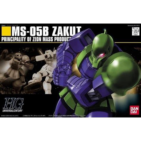 Bandai Hguc 064 Ms 05b Zaku I 1 144 Steel Models