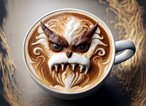Download Latte Art Coffee Royalty Free Stock Illustration Image