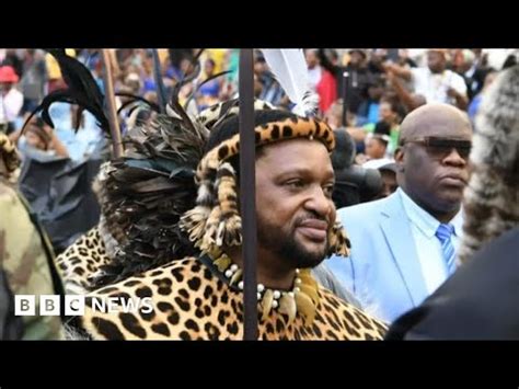 New Zulu King Misuzulu crowned in historic South Africa ceremony – BBC News - YouTube