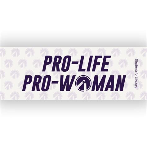 Pro Life Pro Woman Sticker Pro Life Generation