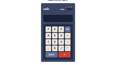 Frontend Mentor Js Calculator