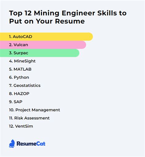 Top 12 Mining Engineer Skills To Put On Your Resume
