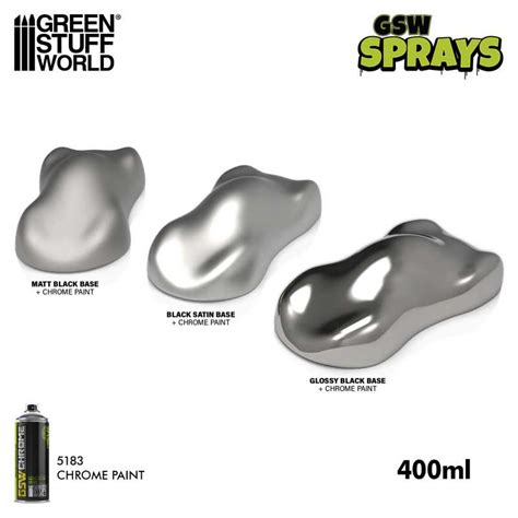 Chrome Spray Paint 400ml Mirror Spray Paint Gsw