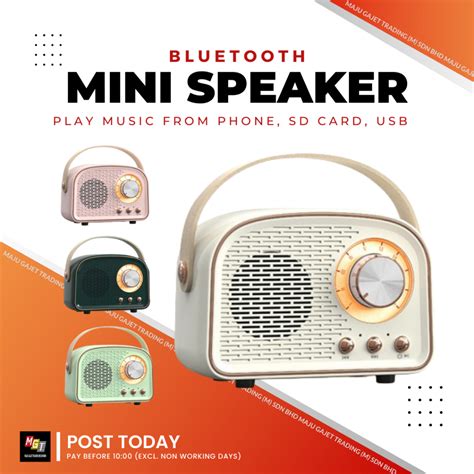 Bluetooth Mini Speaker Portable Radio Wireless Small Speker Cute Pink