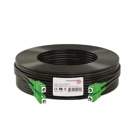 Sc Apc Sc Apc Outdoor Drop Cable Sc Apc Singlemode Sm Simplex Ftth Drop Patch Cord Drop Cable