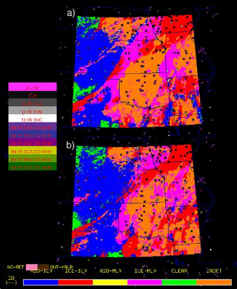 Multi Layer Cloud Detection Classifications Overlaid By Asos