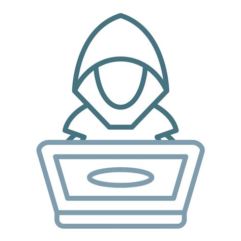 Premium Vector Hacker Flat Illustration