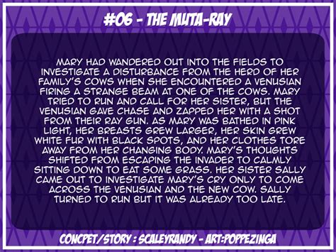 Venus Attack Card 6 The Muta Ray By Poppezinga Hentai Foundry