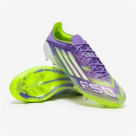 Adidas F50 Elite Firm Ground Purple Rush Ftwr White Lucid Lemon