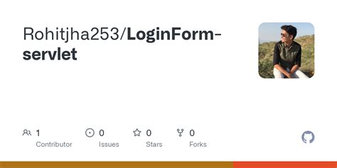 Github Rohitjha Loginform Servlet