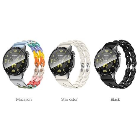 Wh12 Flexible Serie Fashion Hollow Silicone Strap 20mm