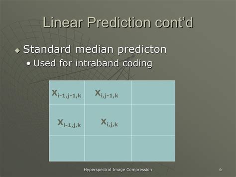 Ppt Low Complexity Lossless Compression Of Hyperspectral Imagery Via