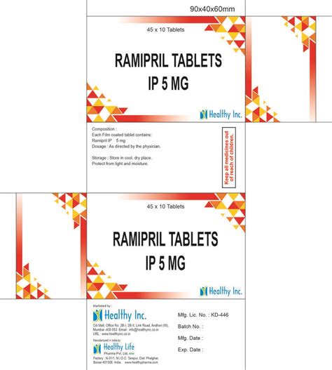 Buy Online Ramipril Tablets Manufacturer Supplier And Exporter From India