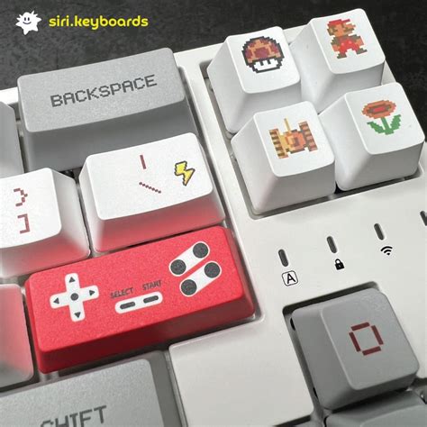 พร้อมส่ง Famicom Theme Keycaps ปุ่มคีย์บอร์ด 119 ปุ่ม Ansipbtoem