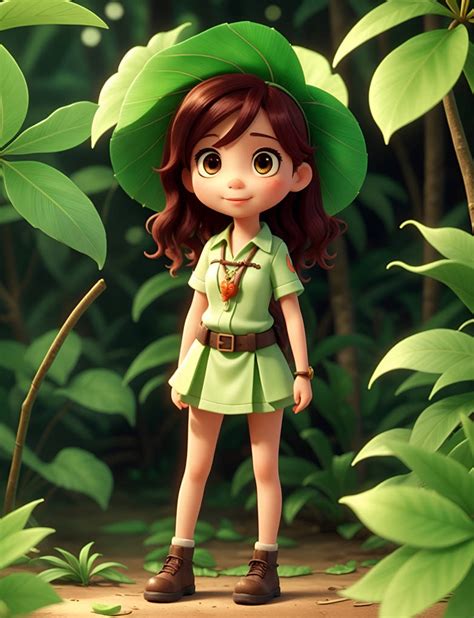 Beautiful Cute Jungle Girl Leaf By Aivoodoo On Deviantart