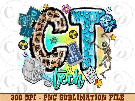 Computed Tomography Png Sublimation Design Download Ct Tech Ct