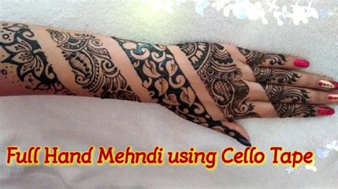 Henna Design With Tape At Hayley Forster Blog