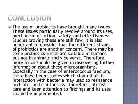 Enterococcus Faecium Probiotic Pptx Biological Sciences Science